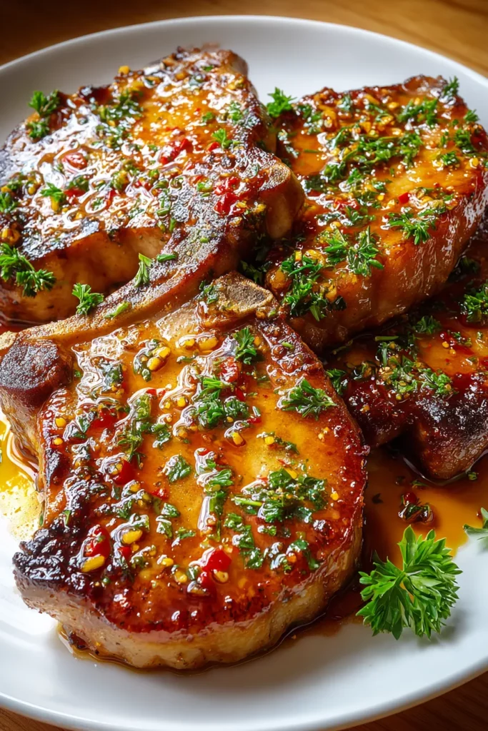 Easy Honey Garlic Pork Chops