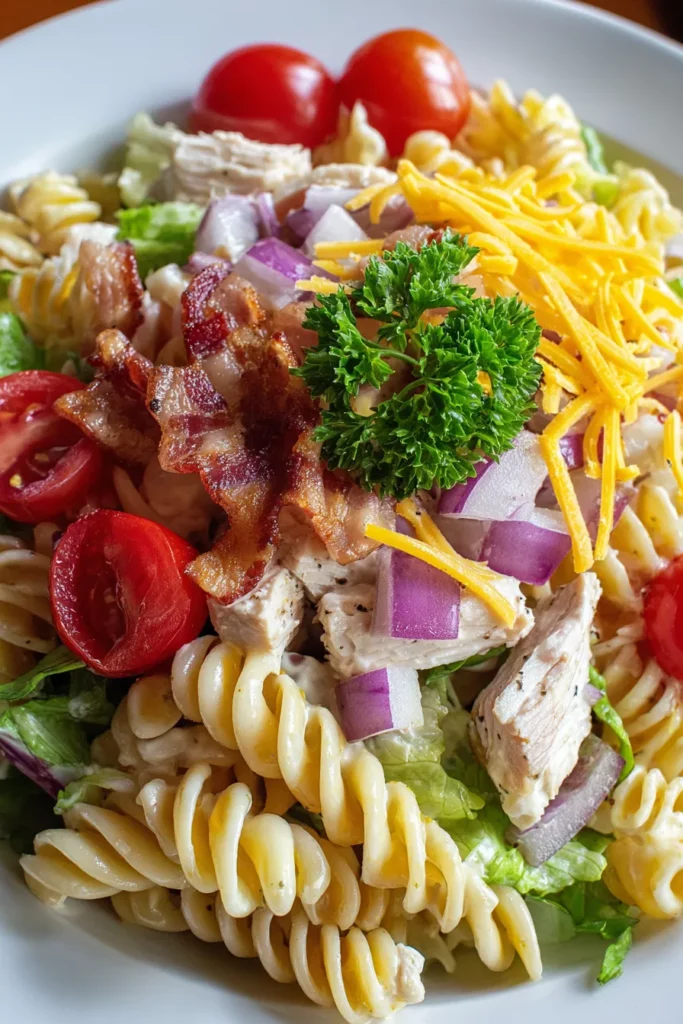 Club Sandwich Pasta Salad – Cooking With Annie
