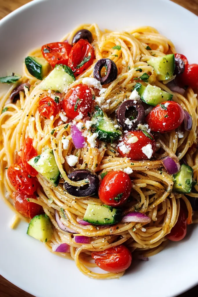 Cookout Spaghetti Pasta Salad – Cooking With Annie