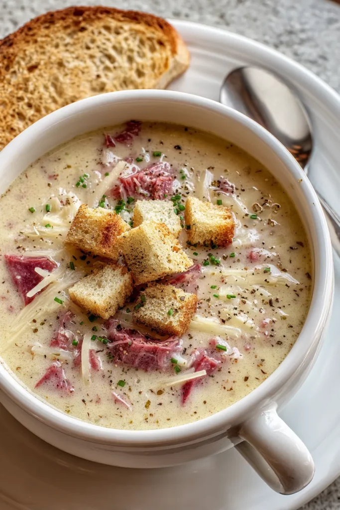 Creamy Reuben Soup – Cooking With Annie