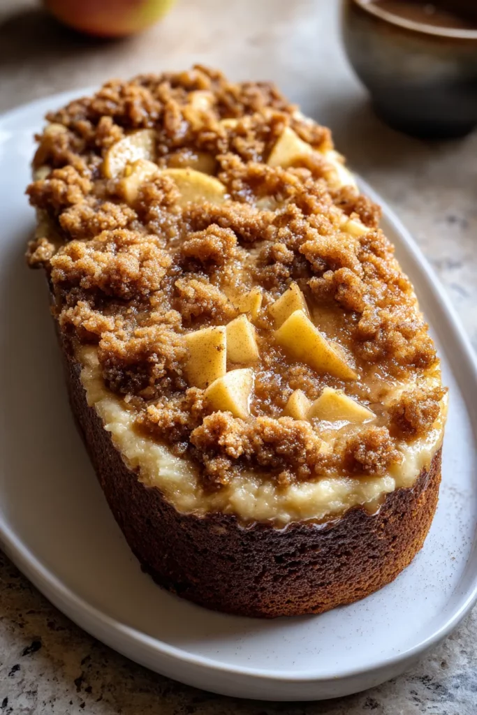 Apple Crisp Cheesecake Bread – Cooking With Annie