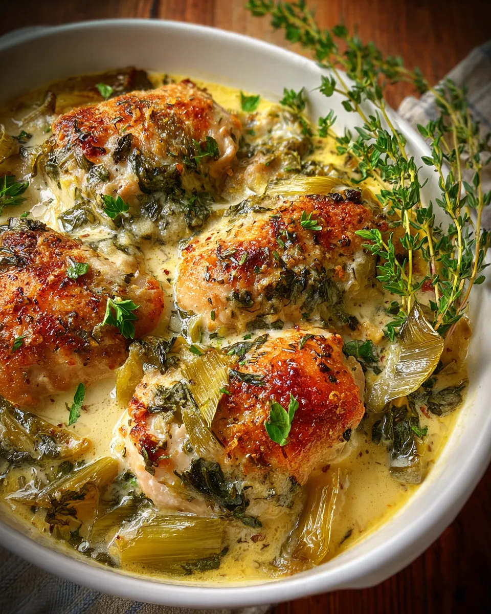 Chicken Leek Bake – Cooking With Annie