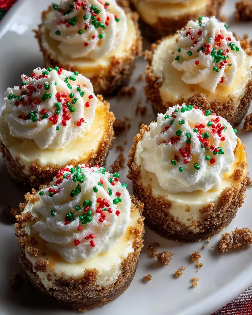 Mini Christmas Cheesecakes – Cooking With Annie
