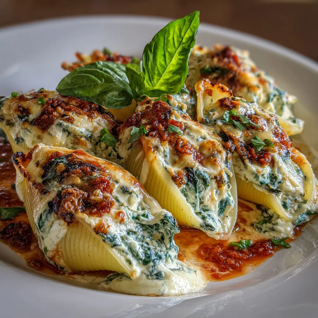 Tofu Ricotta Stuffed Shells with Spinach – Cooking With Annie