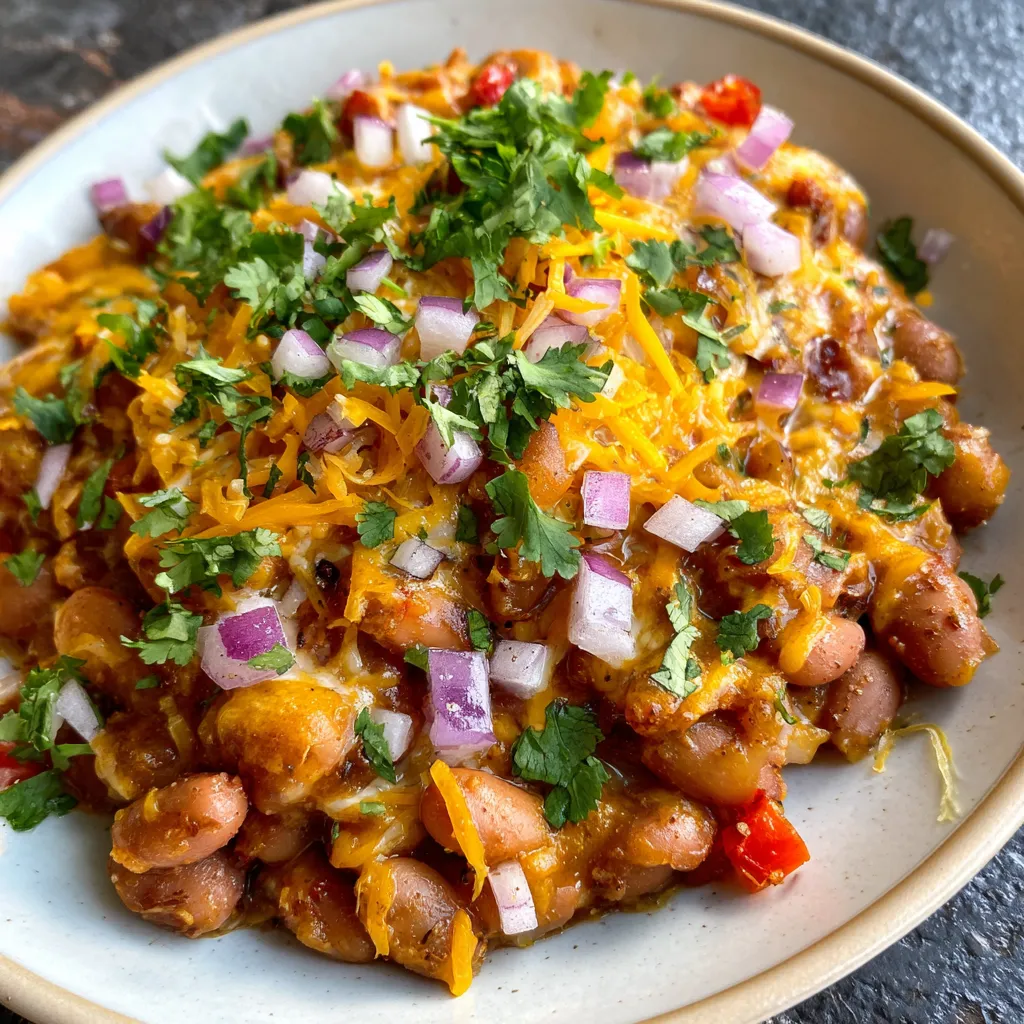 Gluten Free Cheesy Pinto Beans – Cooking With Annie