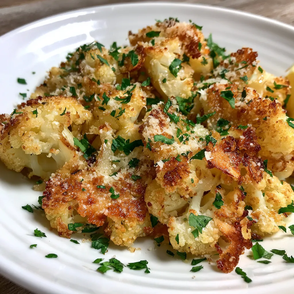 Crispy Parmesan Roasted Cauliflower – Cooking With Annie