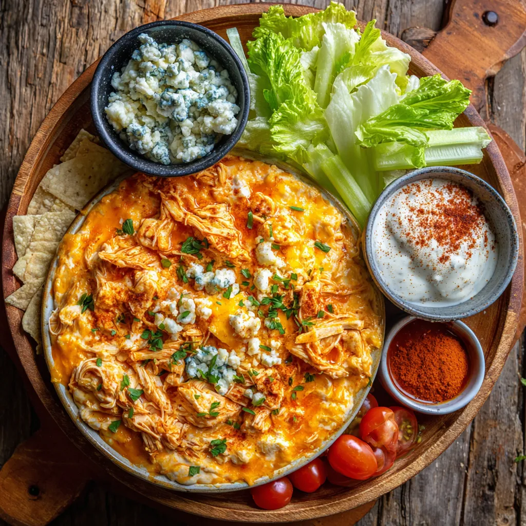 High-Protein Buffalo Chicken Dip – Cooking With Annie