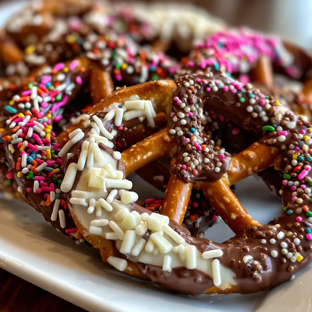Gourmet Chocolate Covered Pretzels – Cooking With Annie