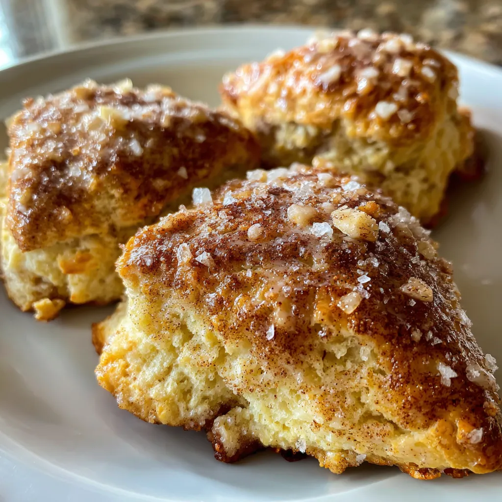 Baked Buttery Flaky Cinnamon Scones – Cooking With Annie