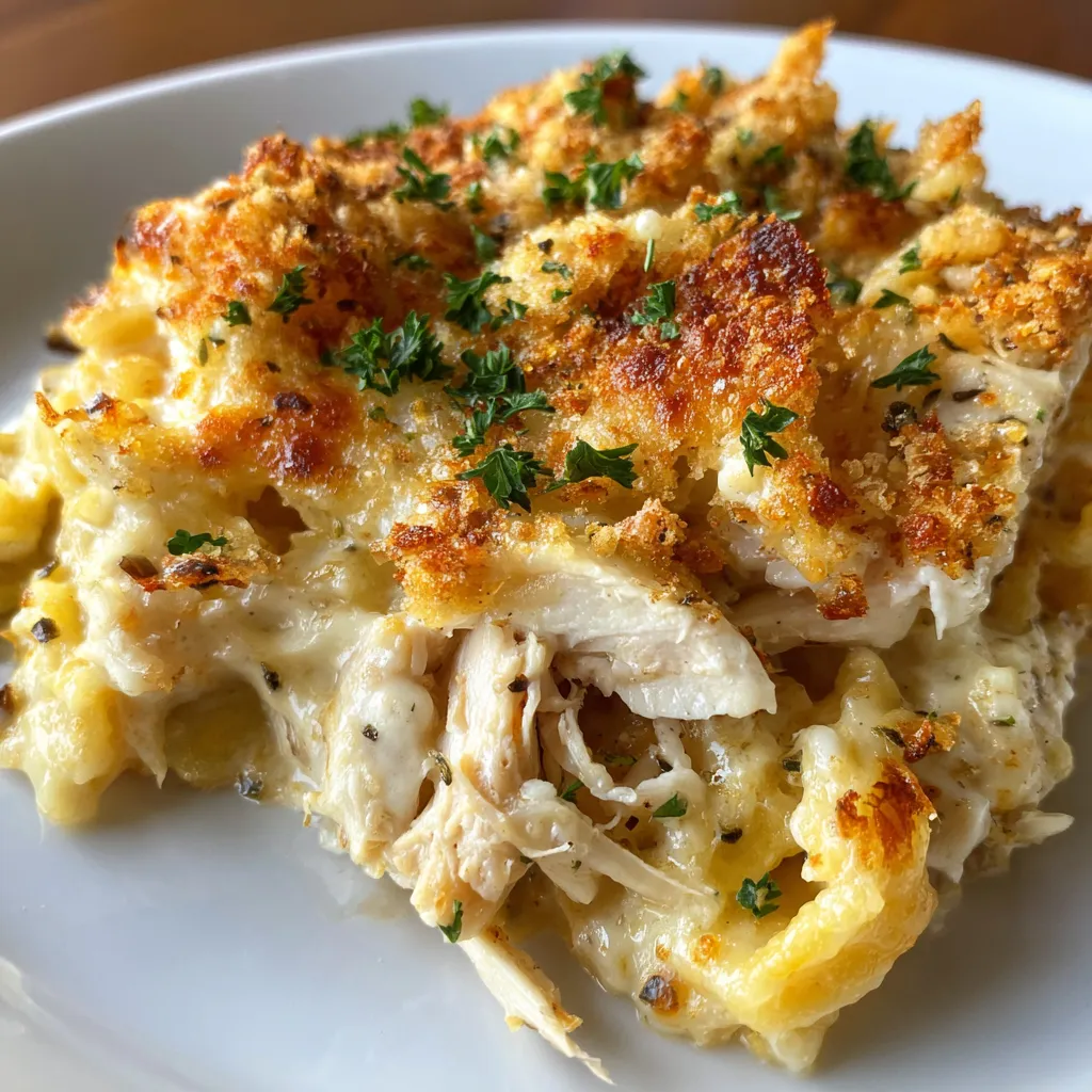 Creamy Cheesy Baked Chicken Casserole – Cooking With Annie