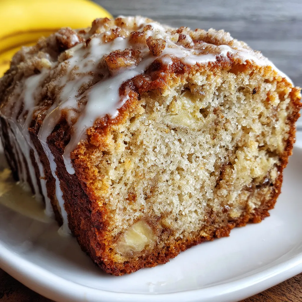 Cinnamon Roll Banana Bread – Cooking With Annie